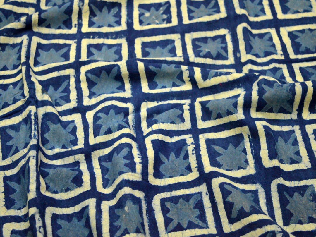 Indian Hand Block Printed Vegetable Dye Fabric by Yard Summer Women ...