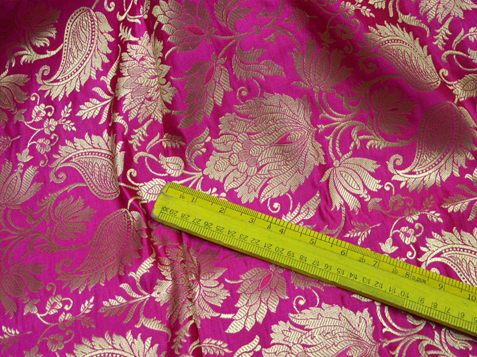 Magenta Indian Brocade Bridesmaid Lehenga Wedding Dresses | Etsy