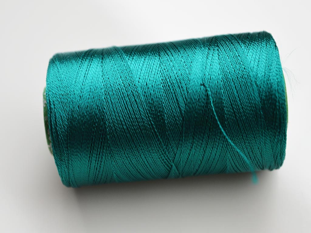 Sea Green Silk Thread Spool Art Silk Thread Hand and Machine - Etsy