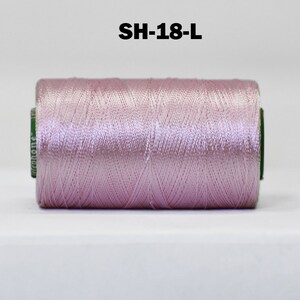 Baby Pink Silk Thread Spool, Art Silk Thread, Hand and Machine ...