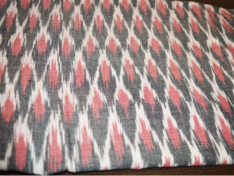 Ikat Handloom Cotton Fabric Ikat Pattern Cotton Handloom | Etsy