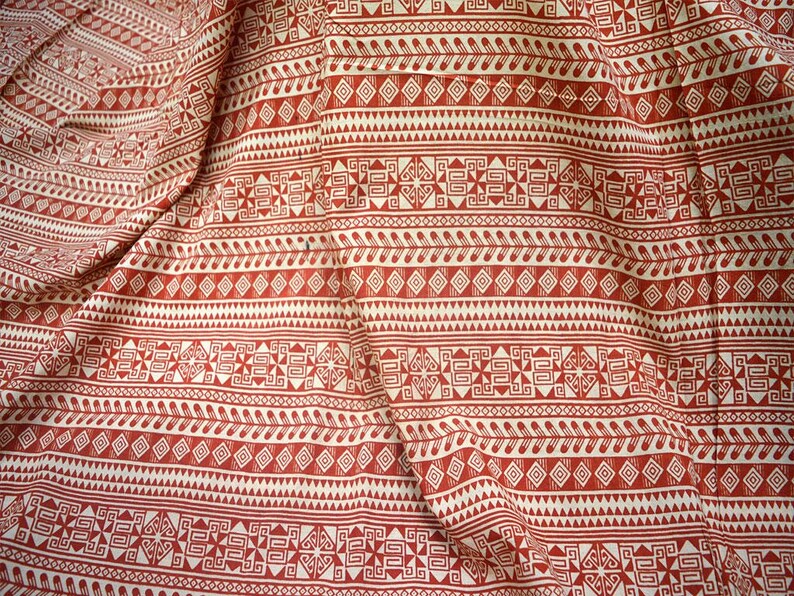 Red Geometric Quilting Sewing Crafting Baby Nursery Crib Drapes ...