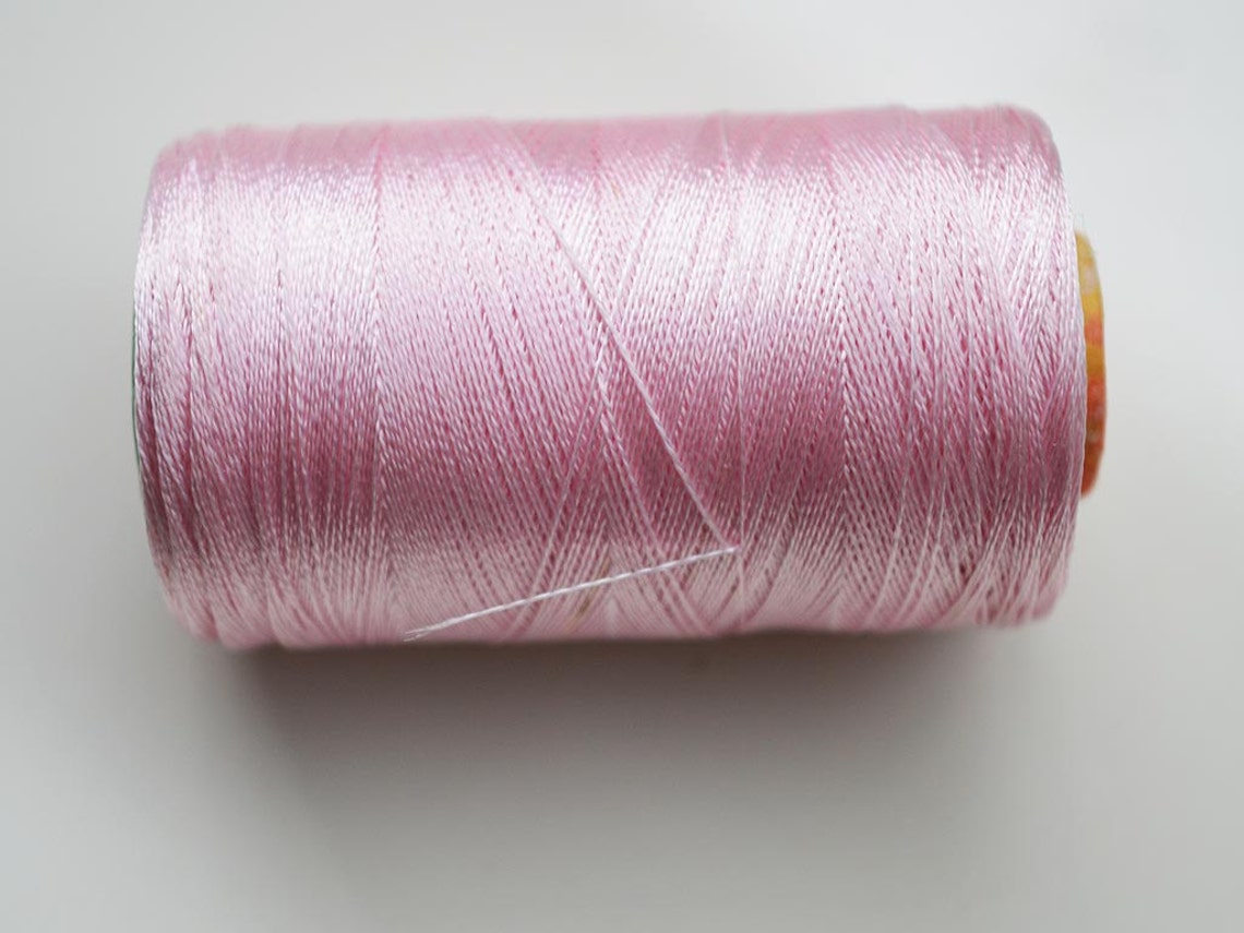 Baby Pink Silk Thread Spool Art Silk Thread Hand and Machine | Etsy