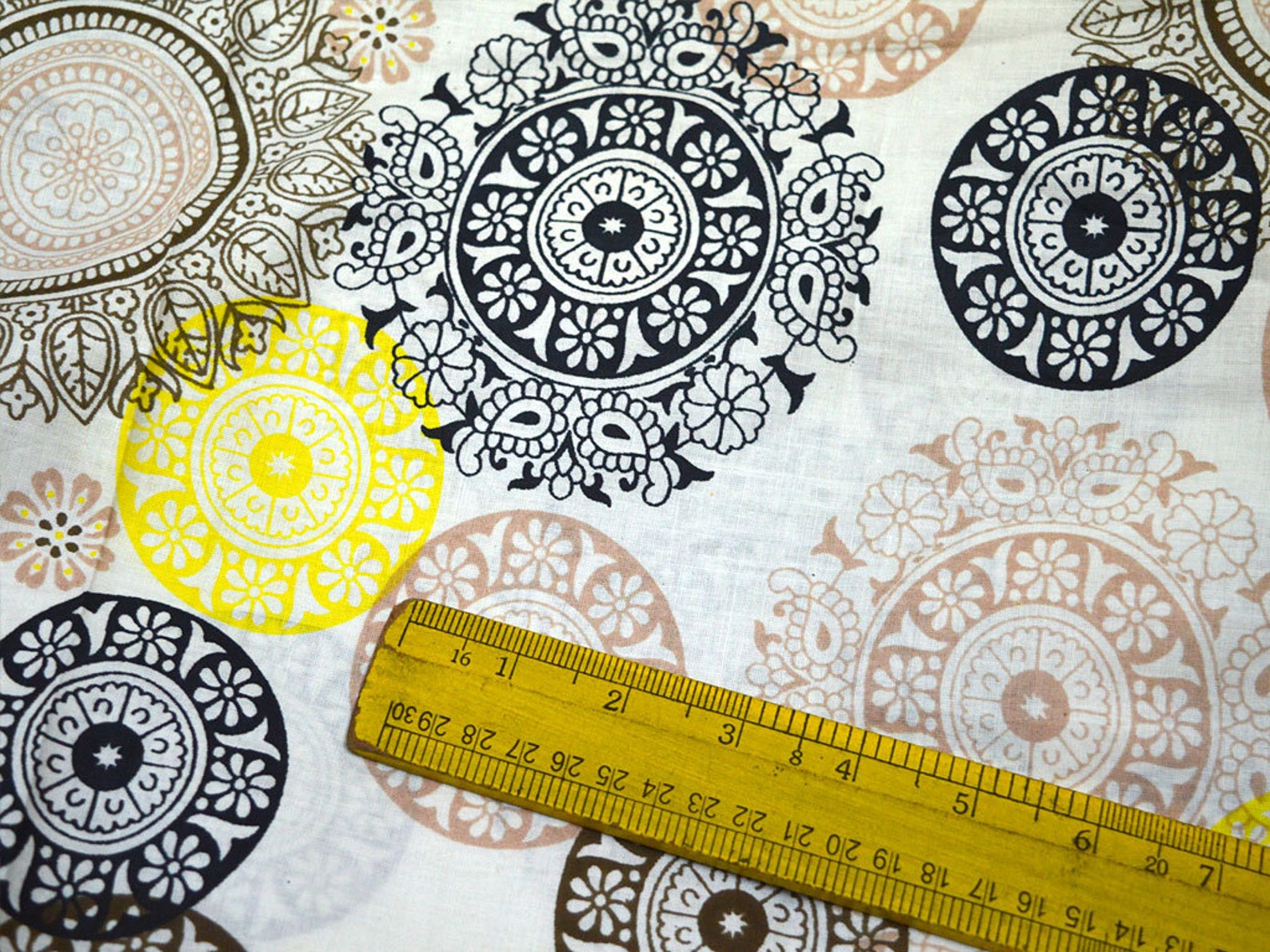 Indian Screen Printed Pure Soft Cotton Fabric by Yard Women Girls ...
