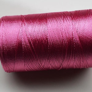 Bubble Gum Pink Silk Thread Spool, Art Silk Thread,hand Machine ...