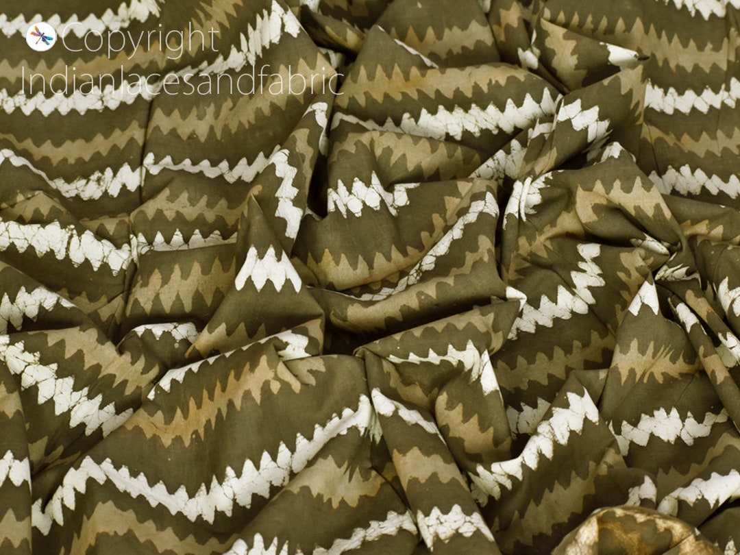 Indian Dabu Indian Hand Block Print Soft Cotton Fabric by the Yard ...