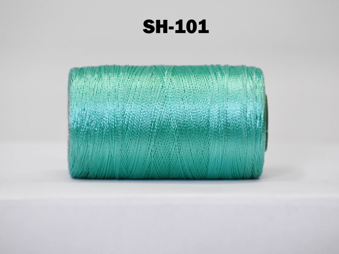 Mint Green Silk Thread Spool Art Silk Thread Hand / Machine - Etsy