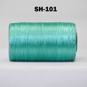 Mint Green Silk Thread Spool Art Silk Thread Hand / Machine - Etsy