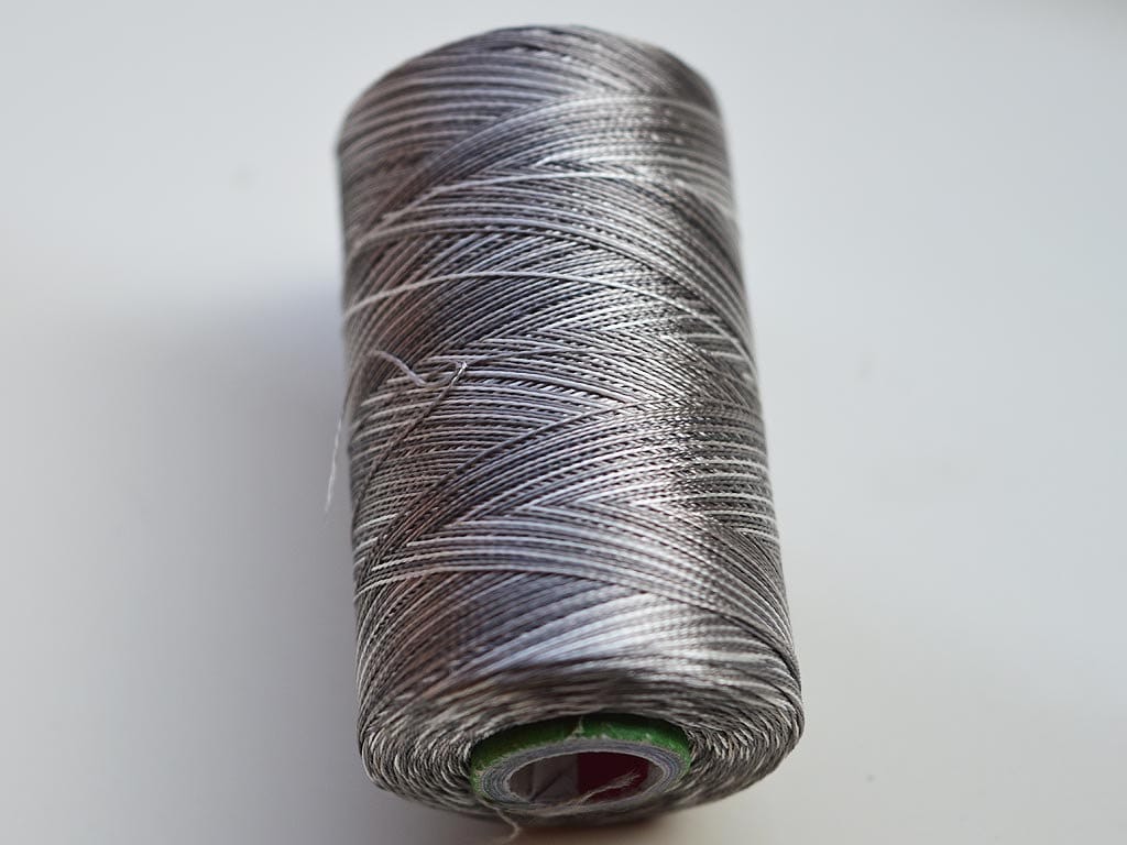 Grey and White Silk Thread Spool Art Silk Thread Hand / | Etsy