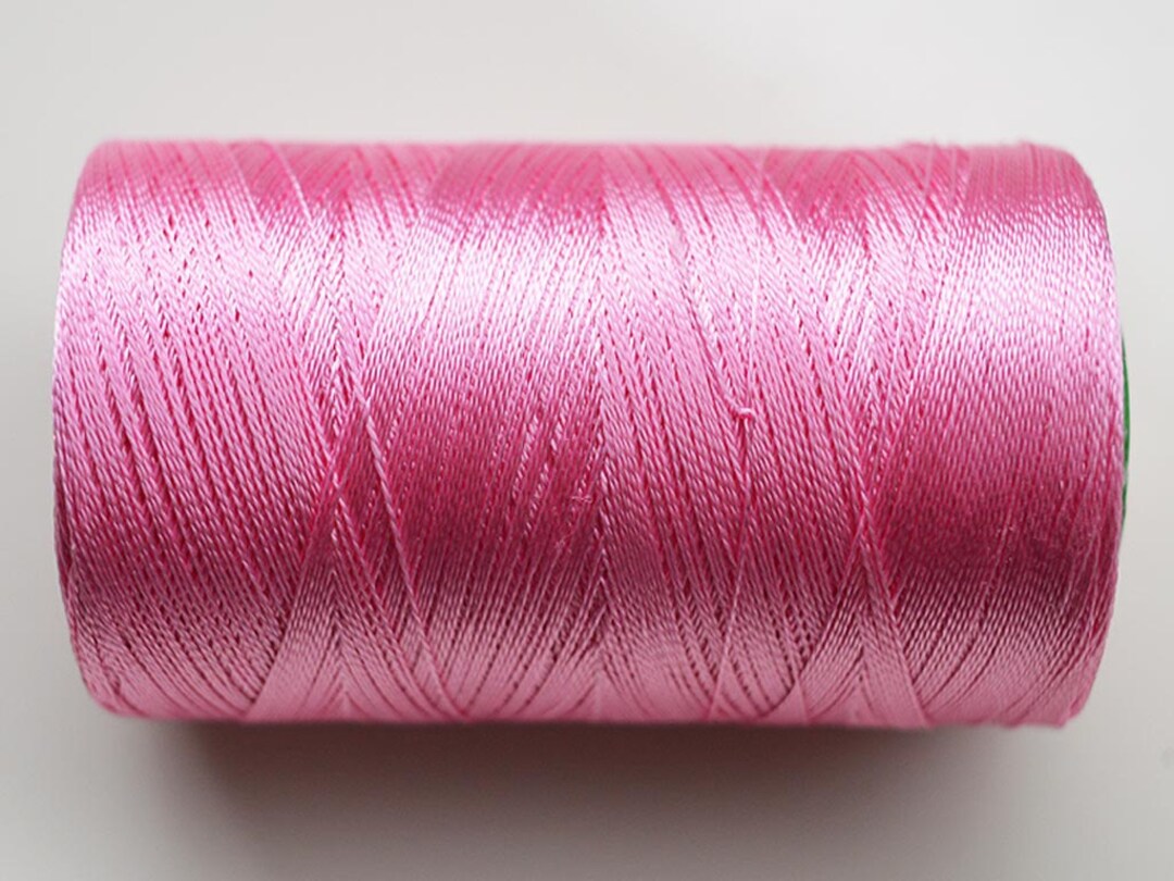 Pink Flamingo Silk Thread Spool Art Silk Thread Hand and - Etsy