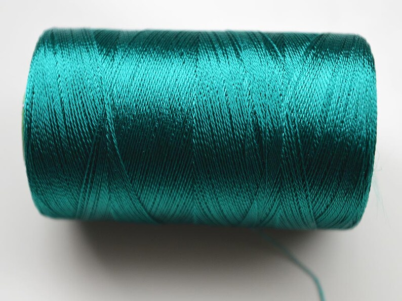 Sea Green Silk Thread Spool Art Silk Thread Hand and Machine - Etsy