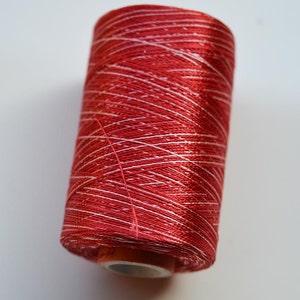 Red and White Thread Spool Art Silk Thread Hand and Machine - Etsy