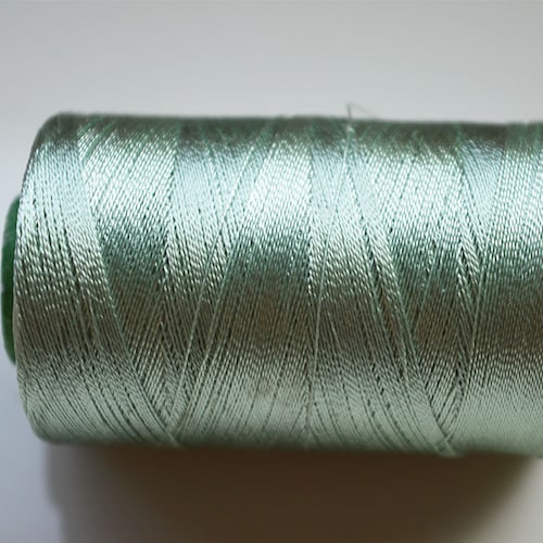 Olive Green Thread Spool Art Silk Thread Hand and Machine - Etsy