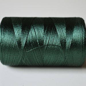 Seaweed Green Silk Thread Spool Art Silk Thread Hand and - Etsy Canada