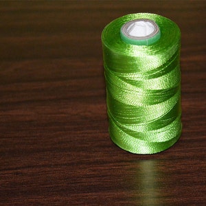Buy Spring Green Thread Spool Art Silk Thread Hand and Machine Online ...