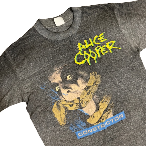 Vintage Gray Alice Cooper Constrictor 1986-1987 sz Me… - Gem