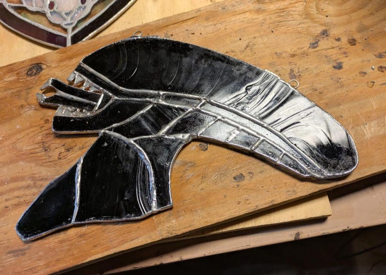 Stained Glass Xenomorph / Alien PATTERN - Etsy
