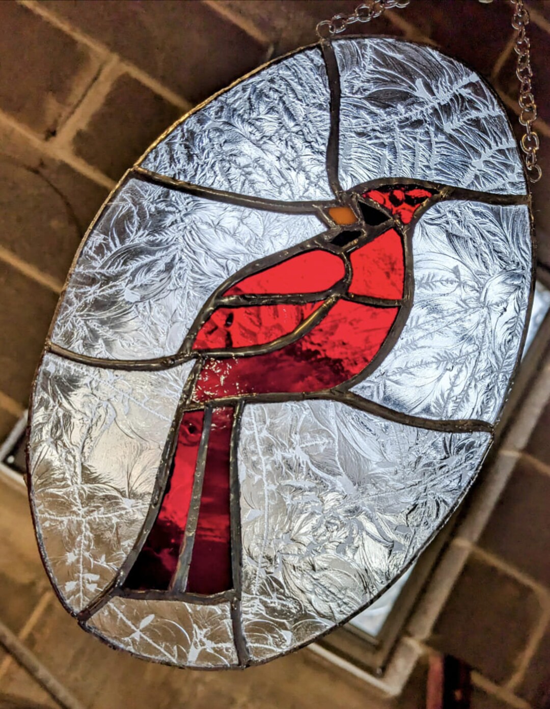 Stained Glass Cardinal PATTERN - Etsy