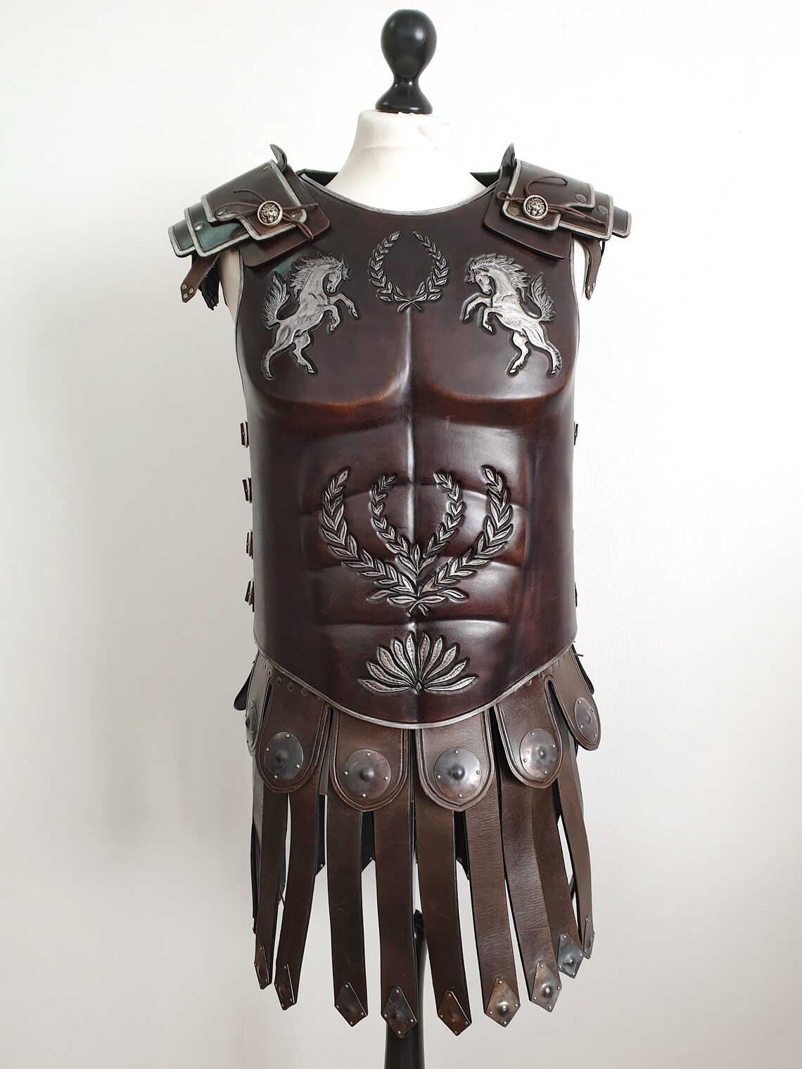 Roman Armor Fantasy leather armor Roman leather armor | Etsy