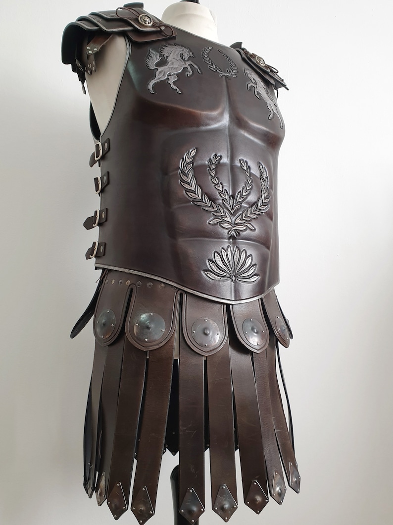 Roman Armor Fantasy leather armor Roman leather armor | Etsy