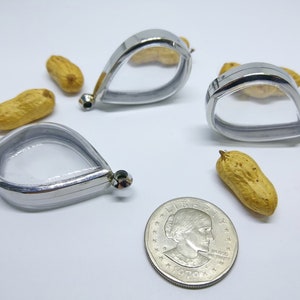 Big Water Drop Shape Pendant Cases,set of 3,supply, Reliquaries ...