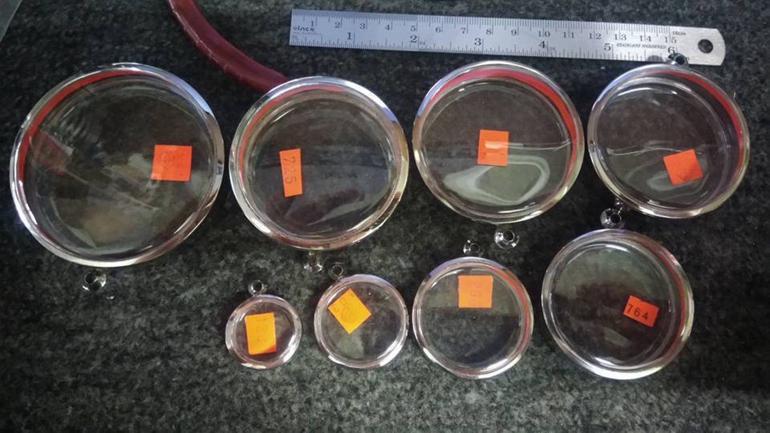 58mm Big Circle Shape Pendant CasesSet of 2pcsReliquaries | Etsy