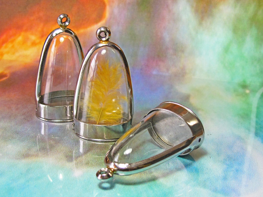 Set No.6, Dome Tower Pendants, Set of 3,supply, Empty Display Case ...