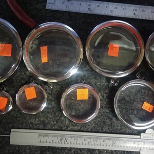 58mm Big Circle Shape Pendant Cases,set of 2pcs,reliquaries, Shadow Box ...