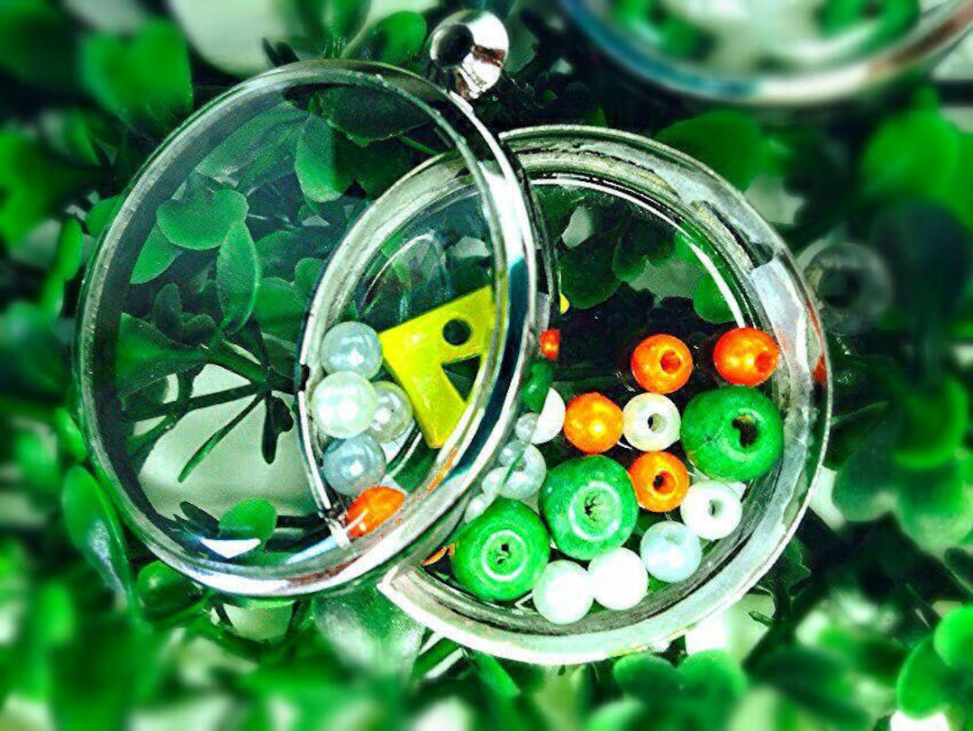 58mm Big Circle Shape Pendant Casesset of 2pcsreliquaries - Etsy