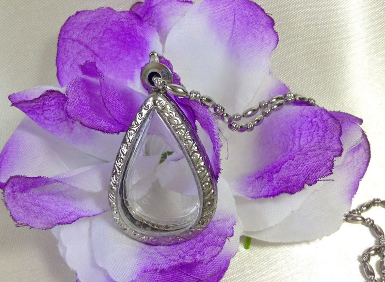 Set No.5 Small Water Drop Engrave Pendant Case,set of 3,reliquarie ...