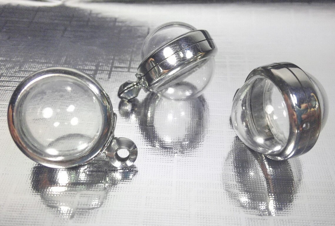 V.3 Tripple Small,set of 3, Pendant Cases, Reliquaries, Shadow Pendants ...