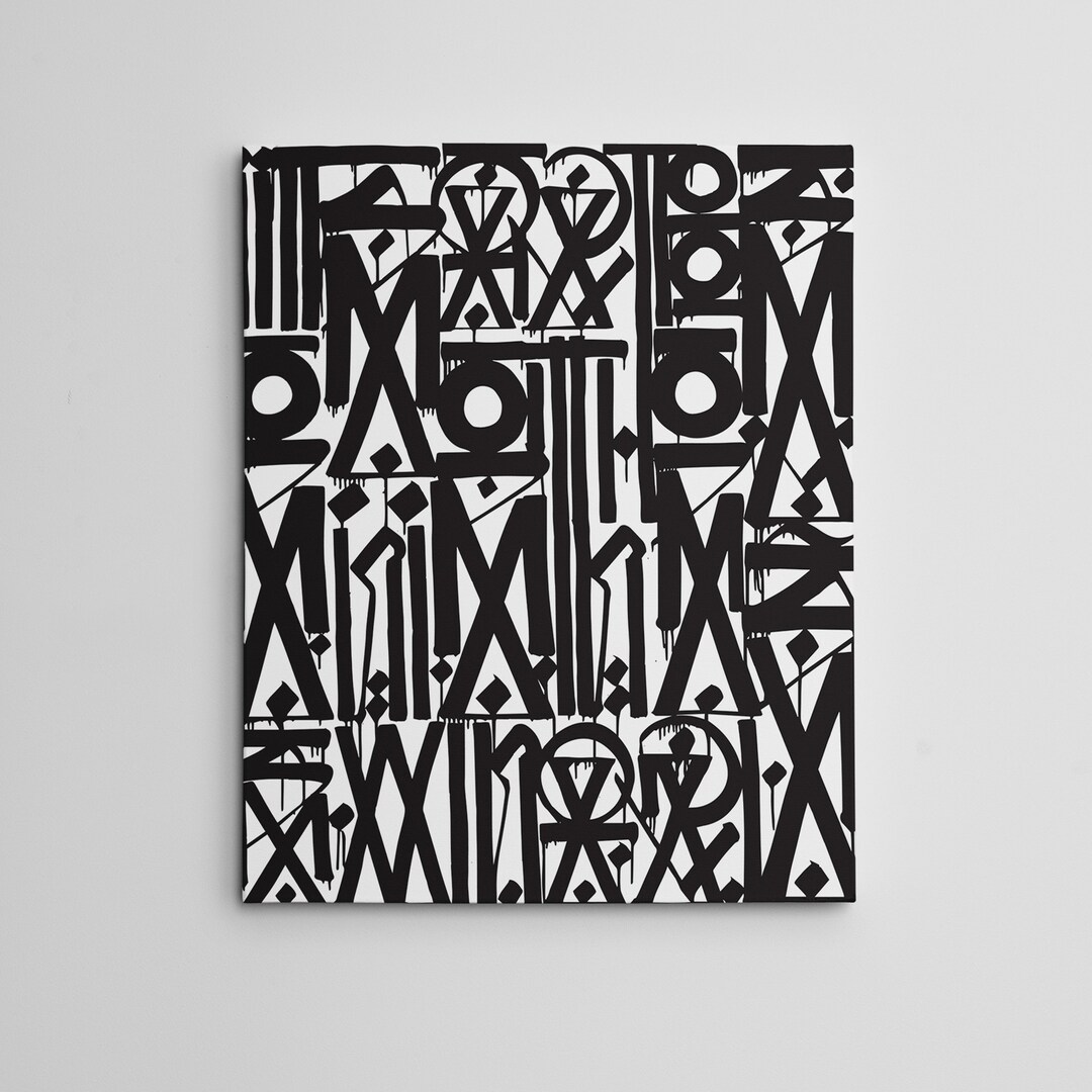 16x20 Gallery Art Canvas: Retna Contemporary Artist Graffiti Los ...