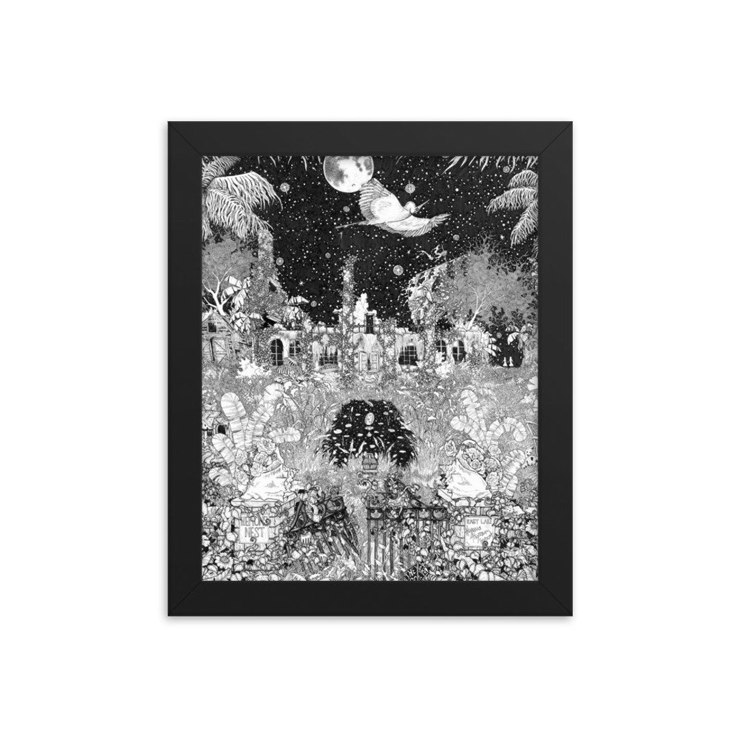 Stephen King's Duma Key Framed Poster, Pen Ink Illustration PRINT ...