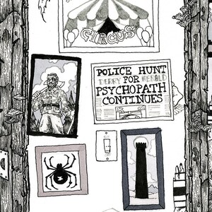 29 Neibolt St. Derry Maine IT Pen and Ink Signed Illustration PRINT ...