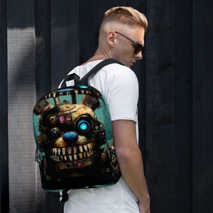Bonnie FNAF Backpack Five Nights at Freddys Robot Machine Horror Video ...