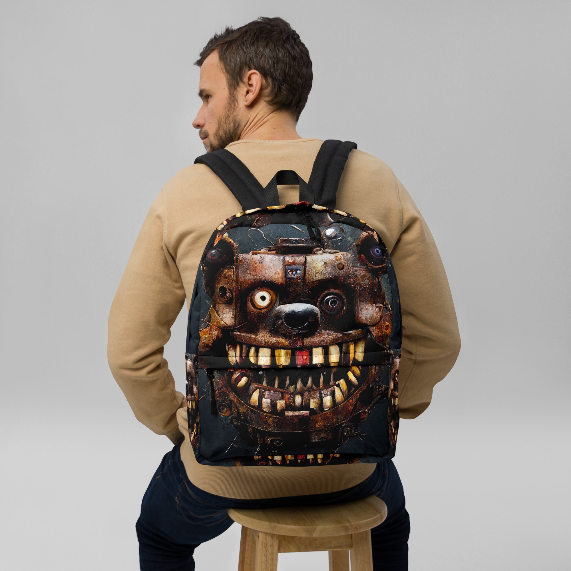 Freddy FNAF Backpack Five Nights at Pizza Parlor Robot Bear - Etsy