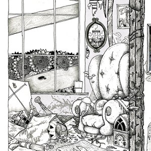 29 Neibolt St. Derry Maine IT Pen and Ink Signed Illustration PRINT ...