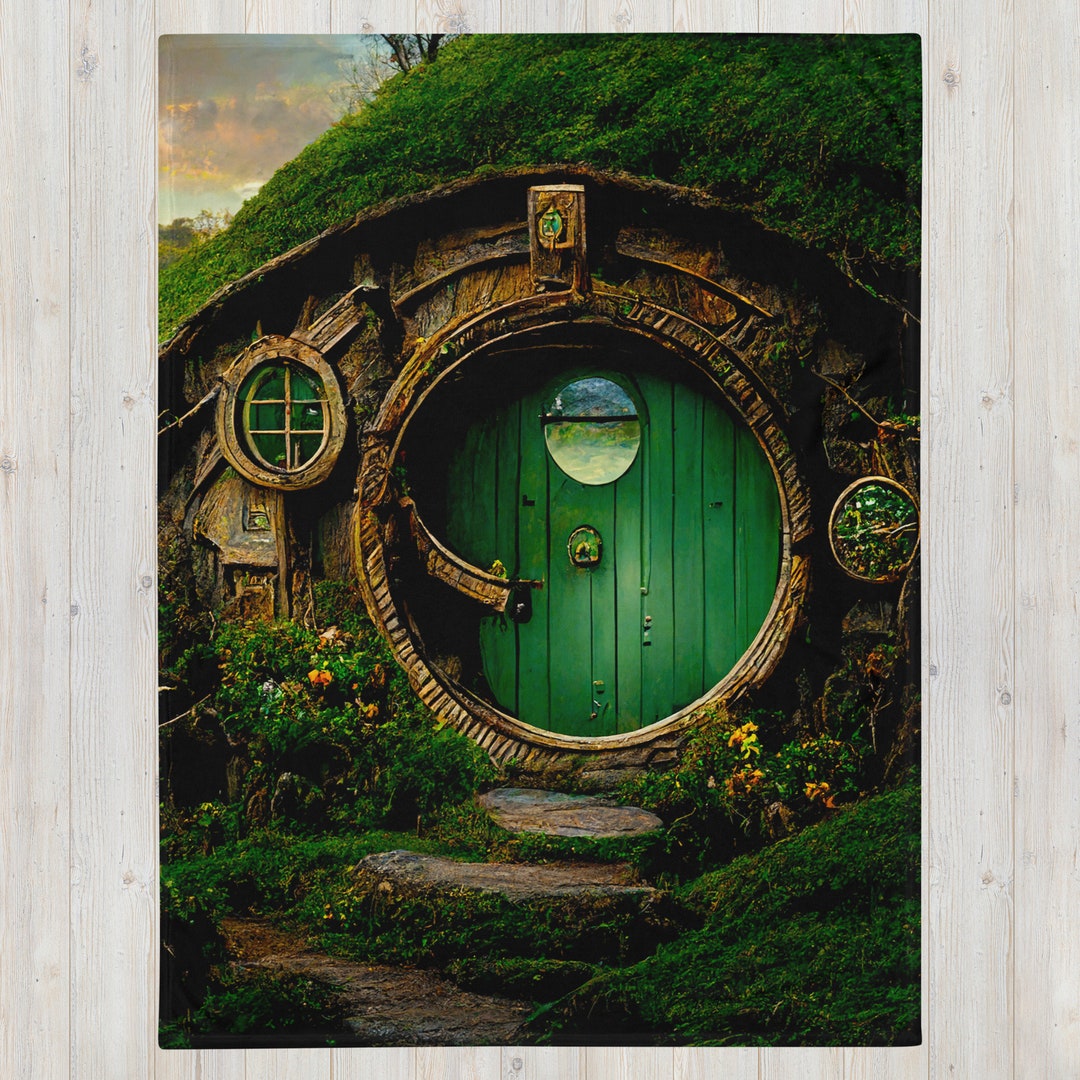 Hobbit Hole Throw Blanket - Etsy