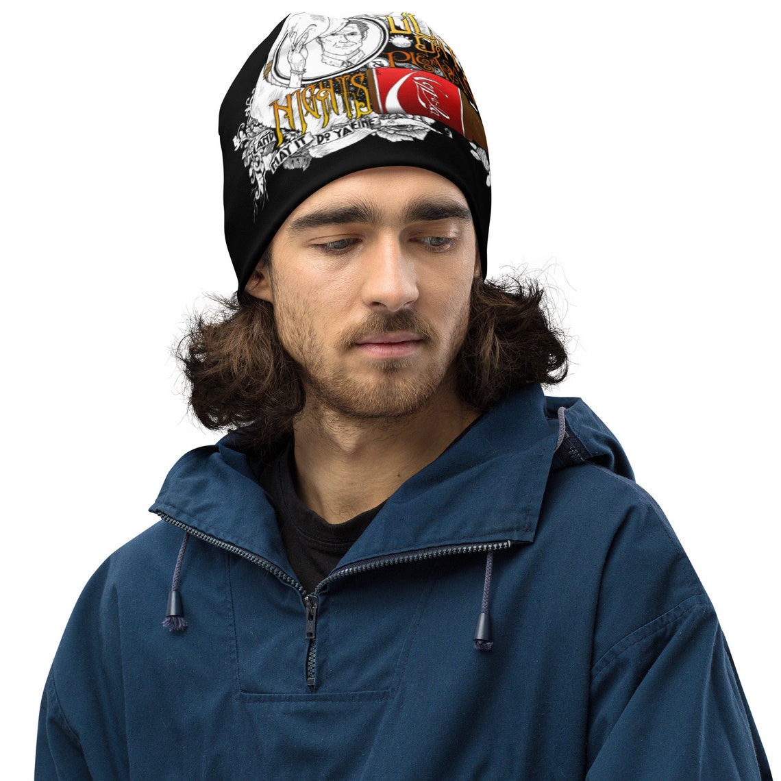 Long Days Pleasant Nights Nozz-a-la Cola All-over Print Beanie. Stephen ...