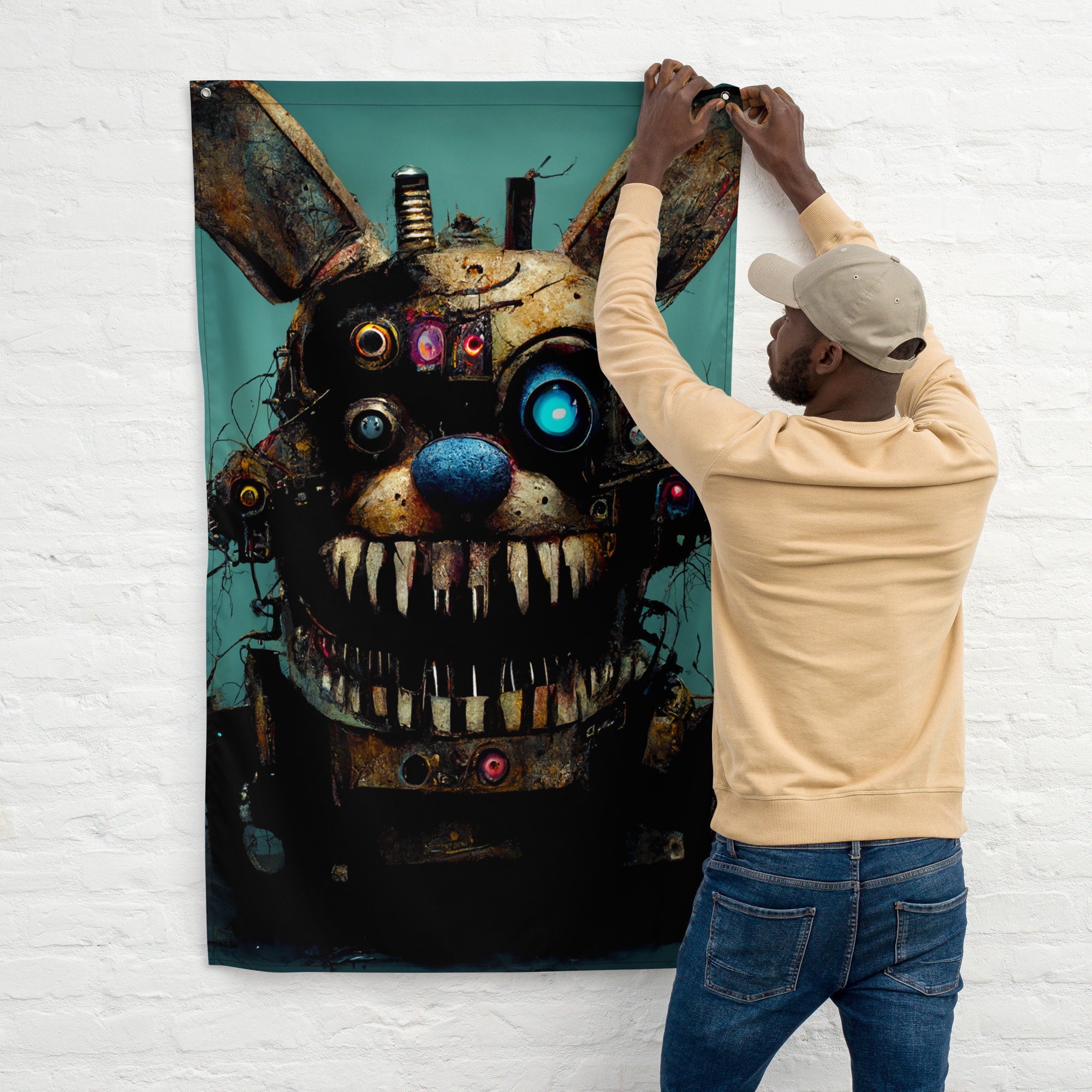 Bonnie FNAF Flag - Etsy