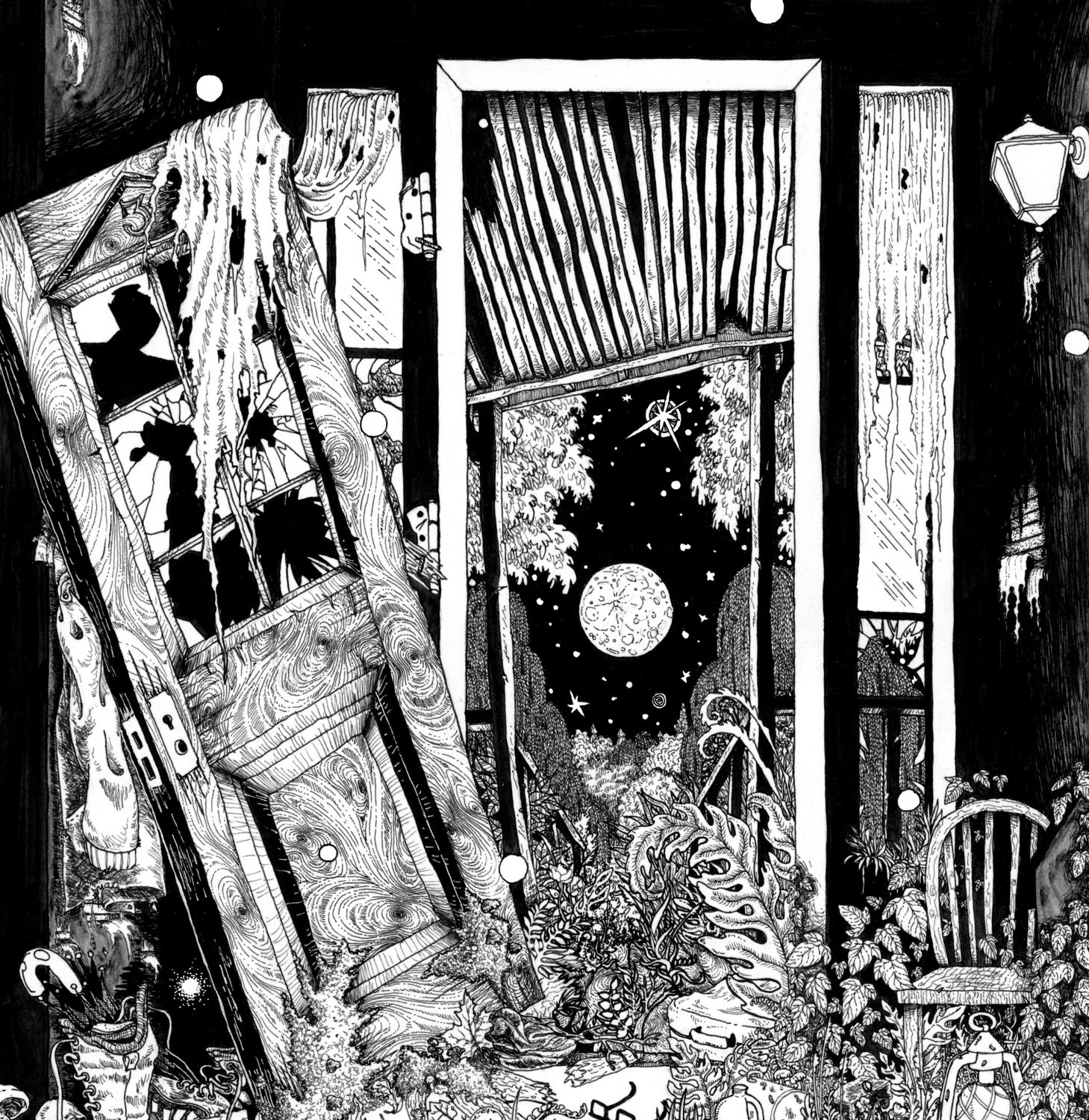 Slow Regard of Silent Things Pen Ink SIGNED Illustration PRINT. Various ...