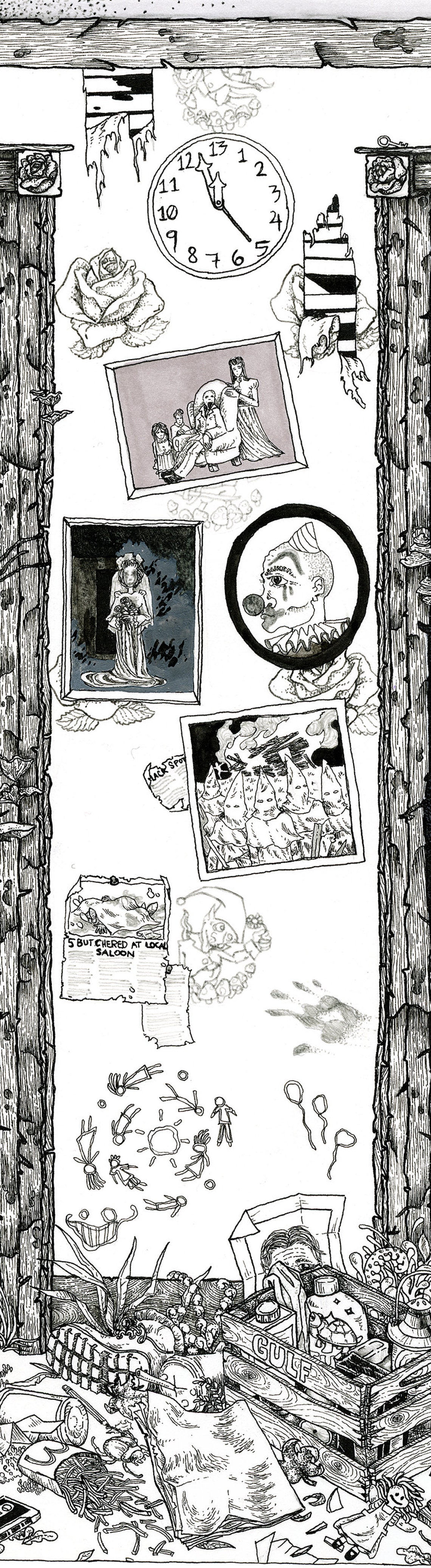 29 Neibolt St. Derry Maine IT Pen and Ink Signed Illustration PRINT ...