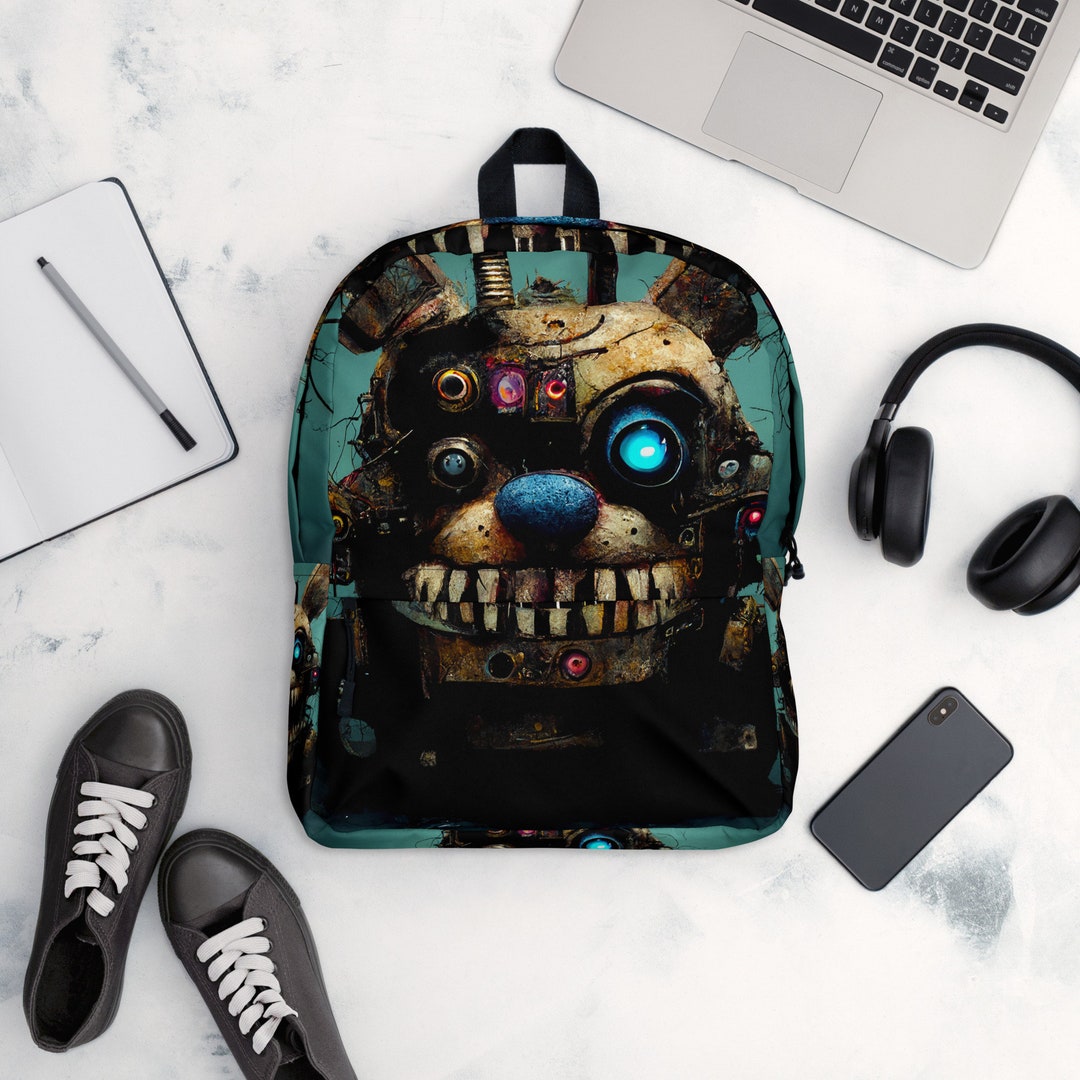 Bonnie FNAF Backpack Five Nights at Freddys Robot Machine Horror Video ...