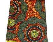 African print fabric online by Shopafrican on Etsy