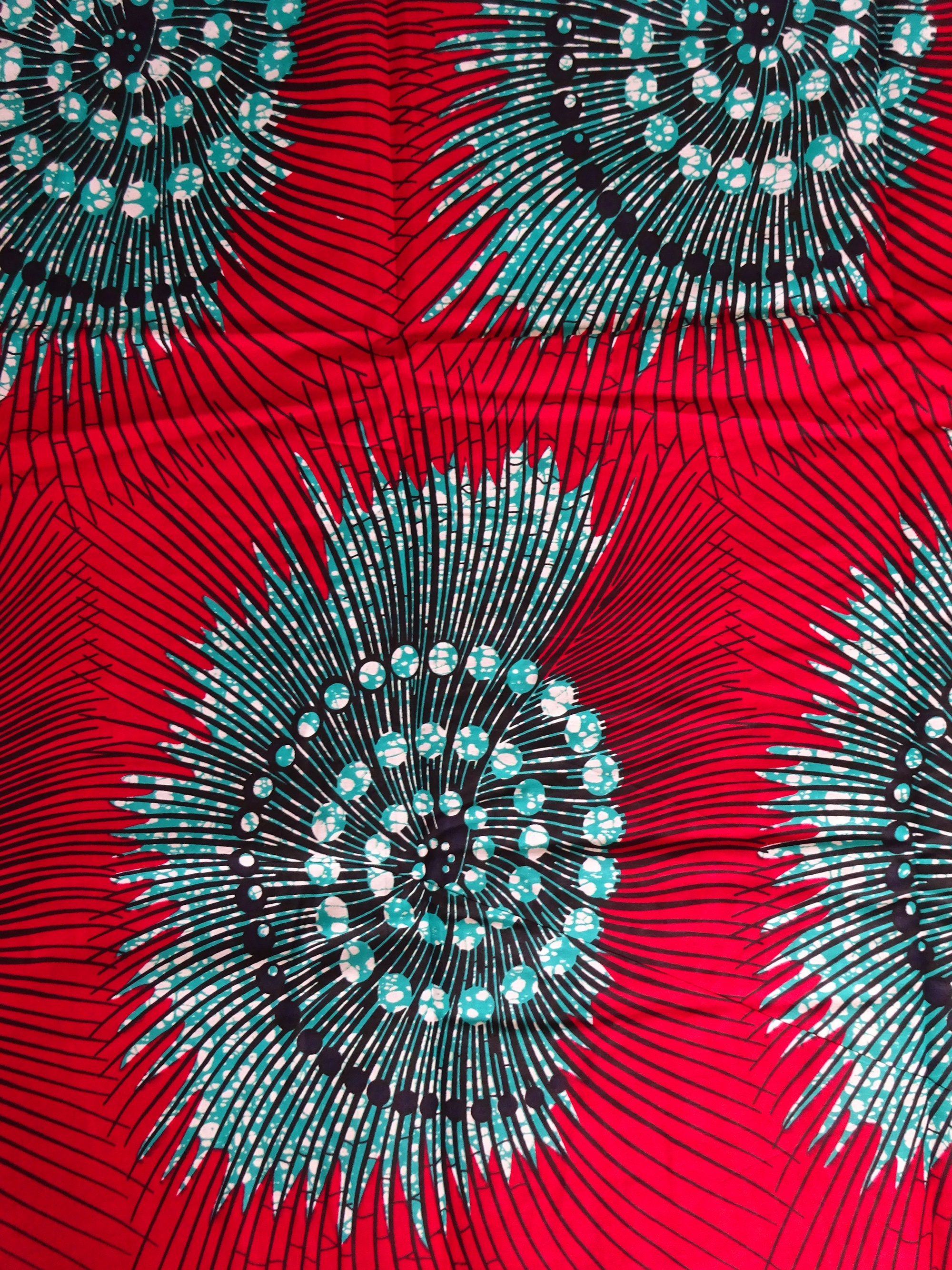 African print fabric cotton African material by the yard | Etsy