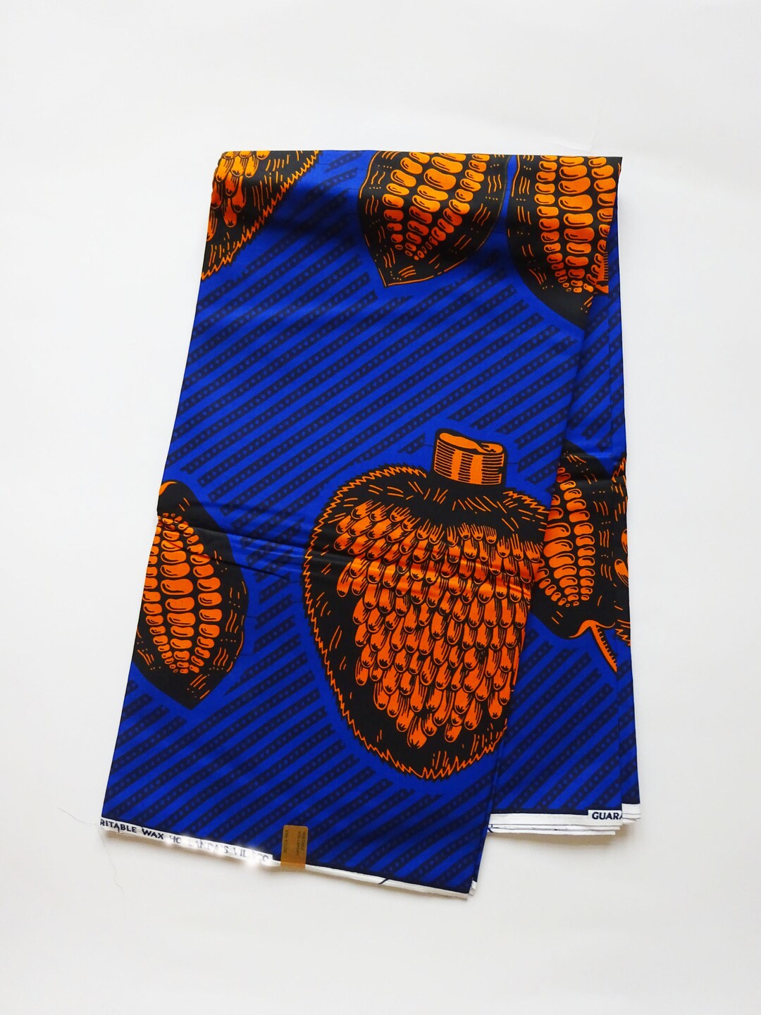 Blue African Fabric Sold by Yard Ankara Fabric African Cotton Material ...