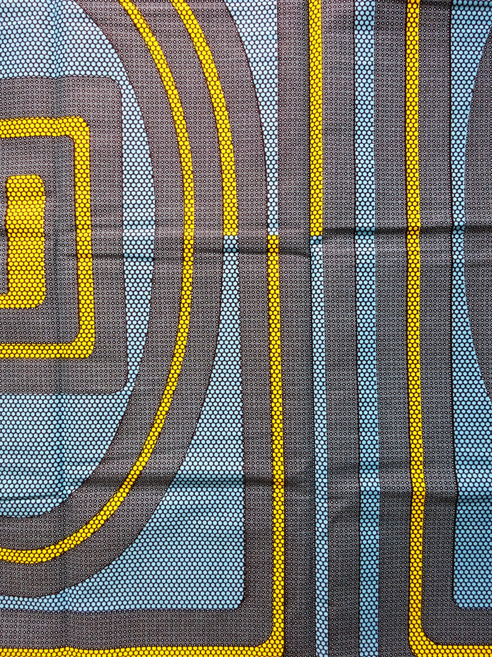 Blue African Fabric per Yard Ankara Fabric by the Yard Sewing Fabric ...