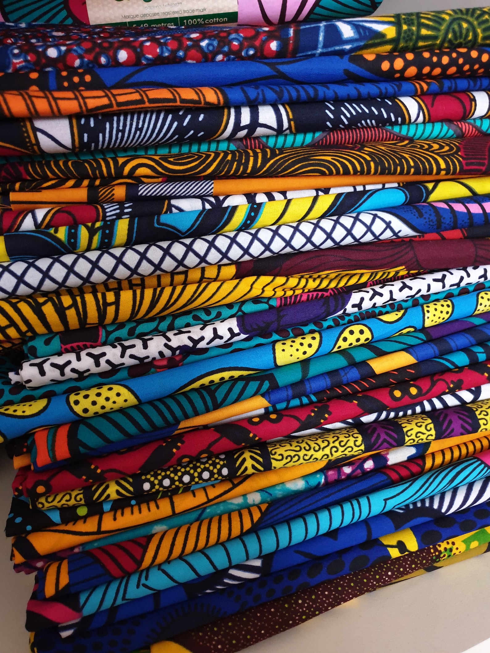 African Fabrics Craft Set African Wax Print Fabric Bundle - Etsy