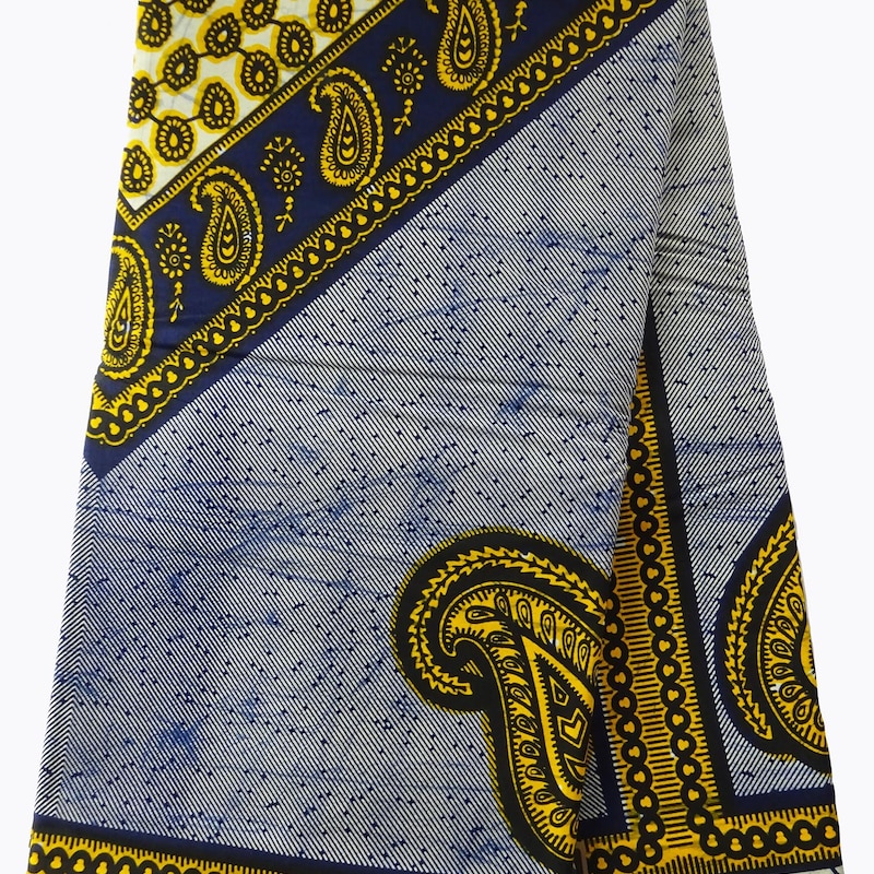 Waxed Denim Print Fabric - Etsy