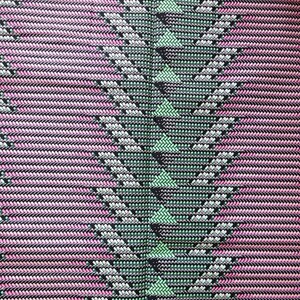 Pink Green African Fabric, Geometric Print Cotton Fabric, African Wax ...